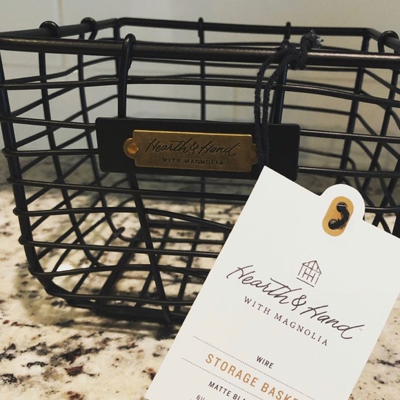 Hearth & Hand | Storage & Organization | Hearth Hand Small Black Wire ...